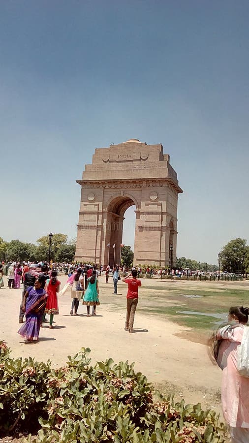 Indian Security Guard in Khaki Clothe Guarding Gates Editorial Stock ...