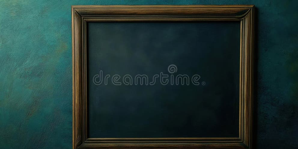 Present Frame Elegance with Blank Canvas and Artistic Texture ...