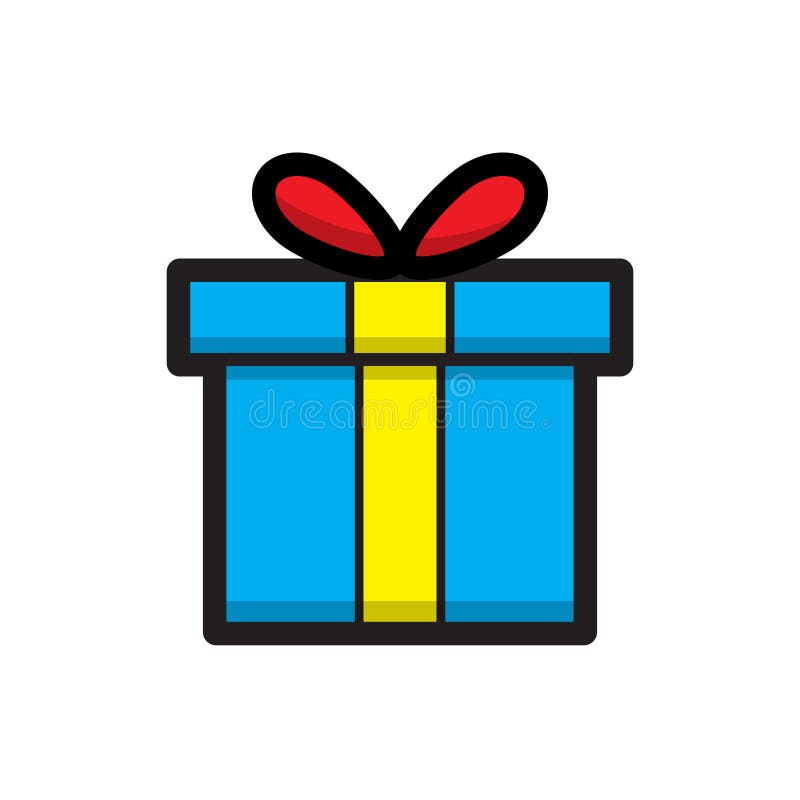 Present, Gift Box Icon Vector in Clipart Concept Stock Vector ...