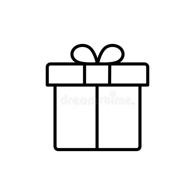 Present Gift Icon Perfect for Celebrations and Giving Stock Vector ...