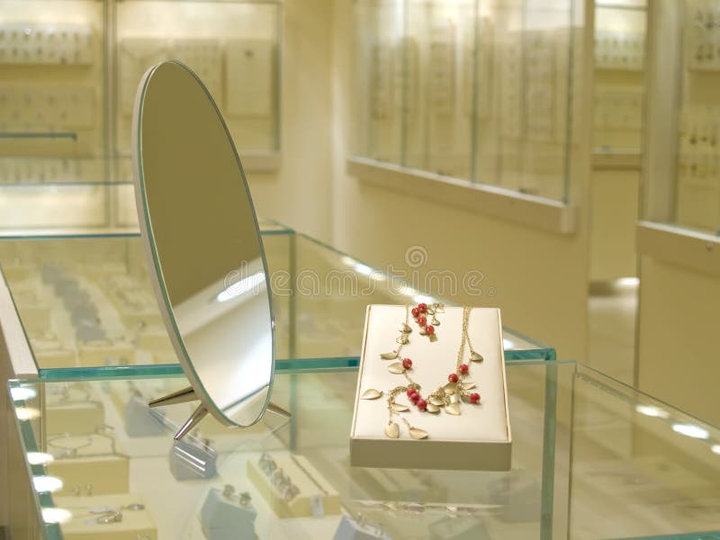 Present Gift in Jewelry Shop Stock Photo - Image of fashion, jewel: 4937592