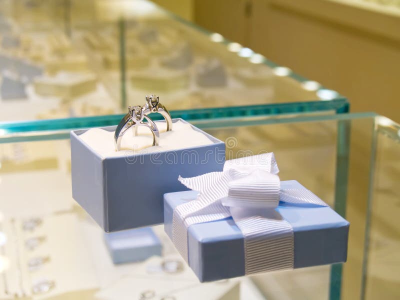 Present Gift in Jewerly Shop Stock Photo - Image of jewel, jewelry: 4937636