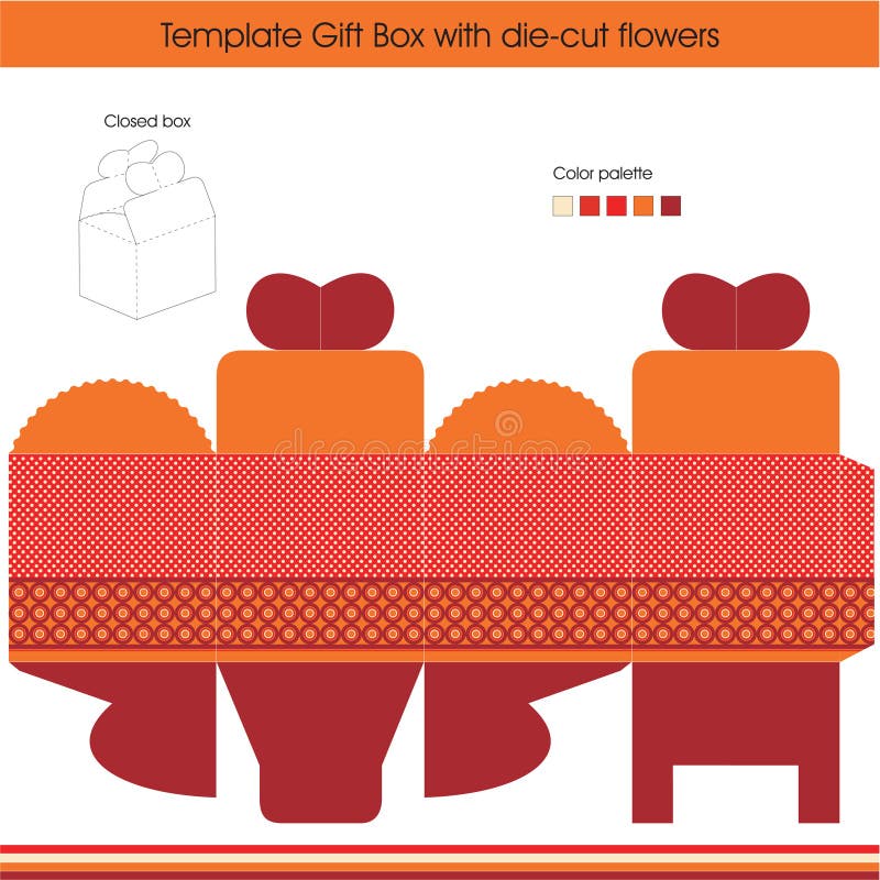 Present Box Template stock vector. Illustration of cartoon - 29857075