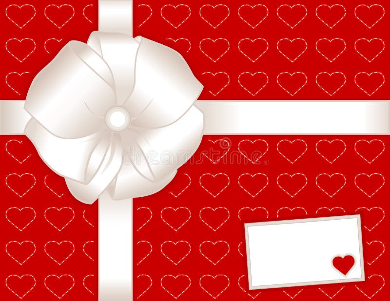 Lots of Hearts Present, Add Your Names Stock Vector - Illustration of ...