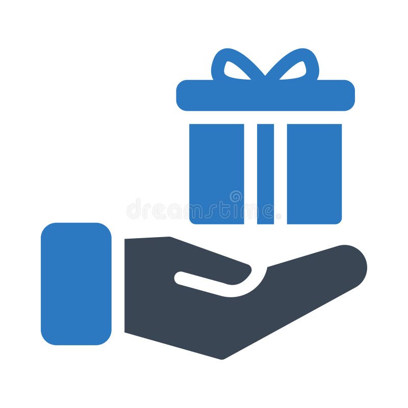 Present Vector Glyph Color Icon Stock Vector - Illustration of paper ...