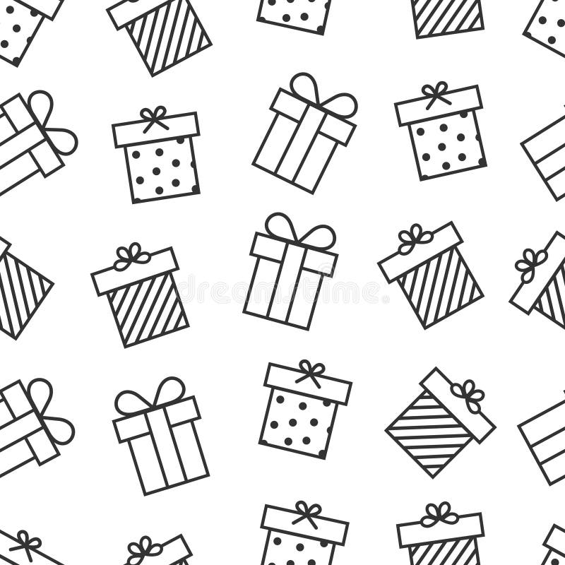 Christmas Present Outline Stock Illustrations – 33,827 Christmas ...