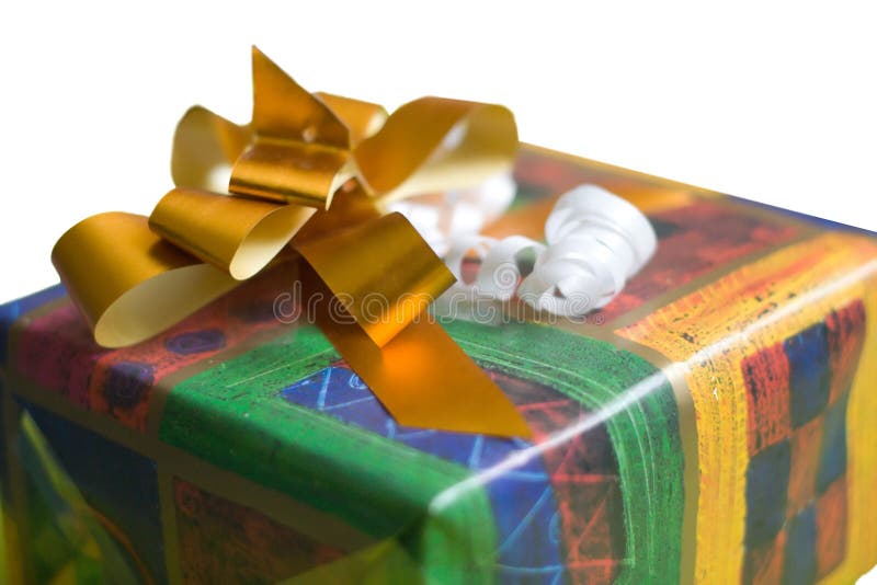 The Present Session, Gift Box (Isolated) Stock Image - Image of holiday ...