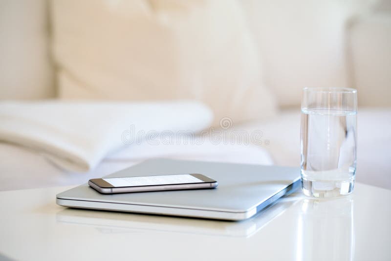 Present Technology Devices in Place Stock Photo - Image of multimedia ...