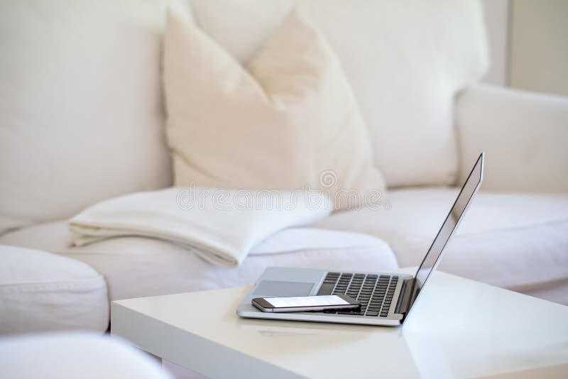 Present Technology Devices in Place Stock Image - Image of digital ...