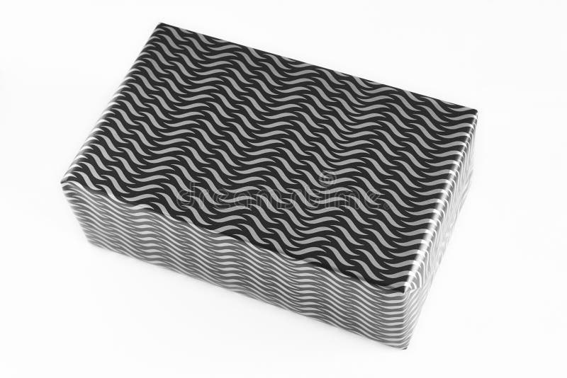 Present Wrapped Gift Box Isolated on White. Packaging Stock Image ...