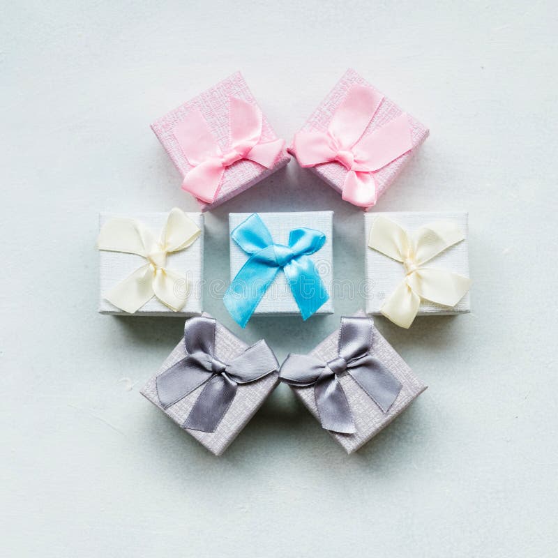 Present Wrapping Craft Creative Idea Boxes Design Stock Image - Image ...