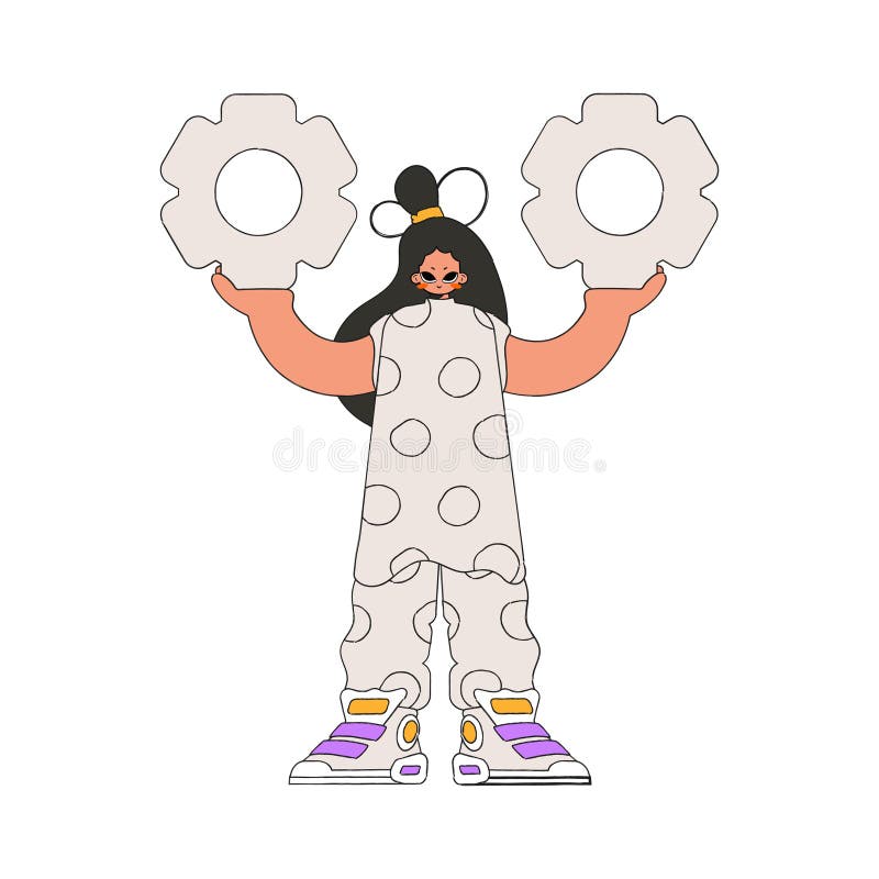 Presentable Girl Stock Illustrations – 60 Presentable Girl Stock ...