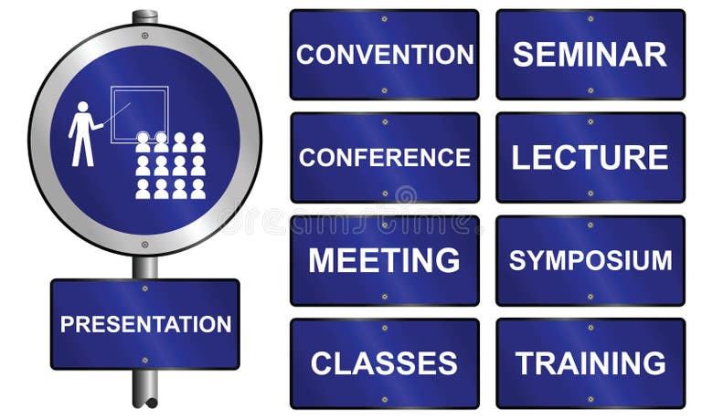 Conference Signage Stock Illustrations – 1,299 Conference Signage Stock ...