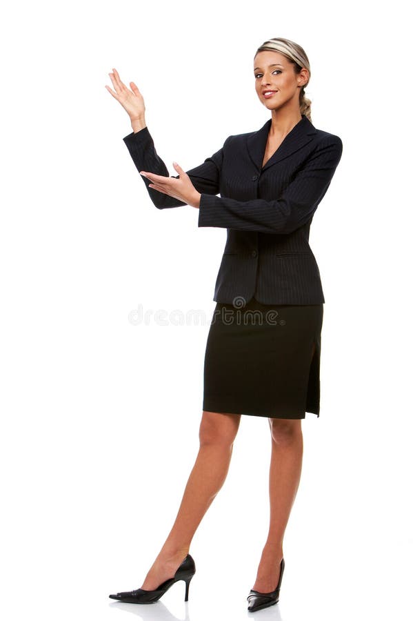 Businessman Doing a Presentation Stock Photo - Image of computer ...