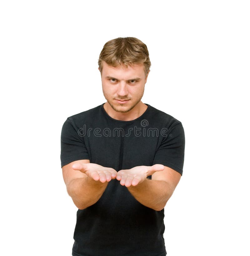 Presentation stock photo. Image of insistent, moustache - 7206264