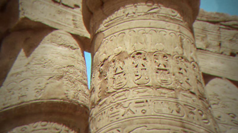 Presentation of Ancient Egyptian Remains with Slide Projector.05 Stock ...