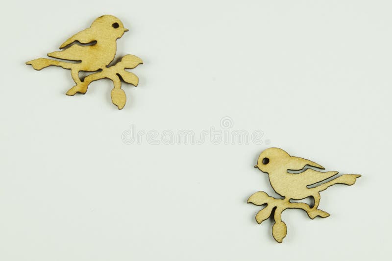 Blank Flat Background for Presentation with Bird Figure Stock Image ...