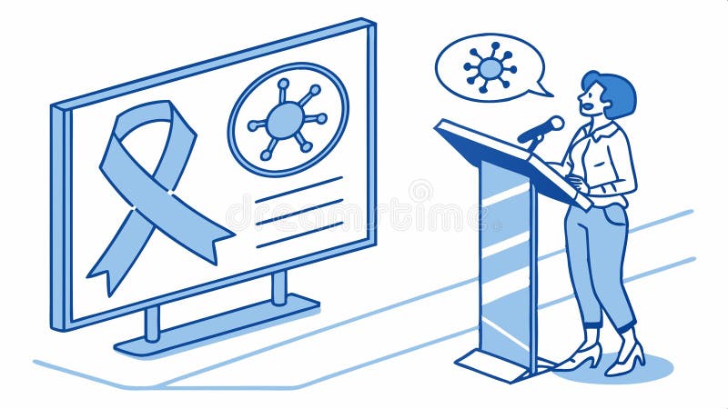 Presentation Board Illustration, Business Meeting and Visual Aid Tool ...