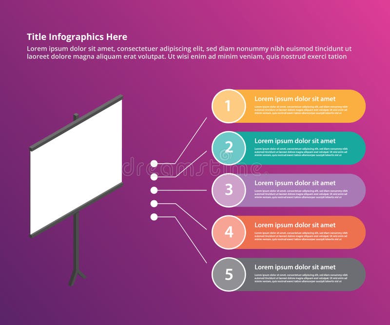 Presentation Board for Presenting Infographic Template Banner Website ...