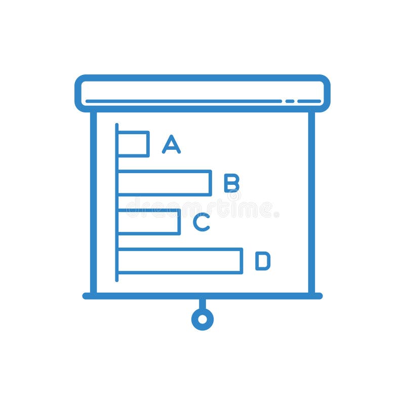 Presentation Board. Vector Illustration Decorative Design Stock Vector ...