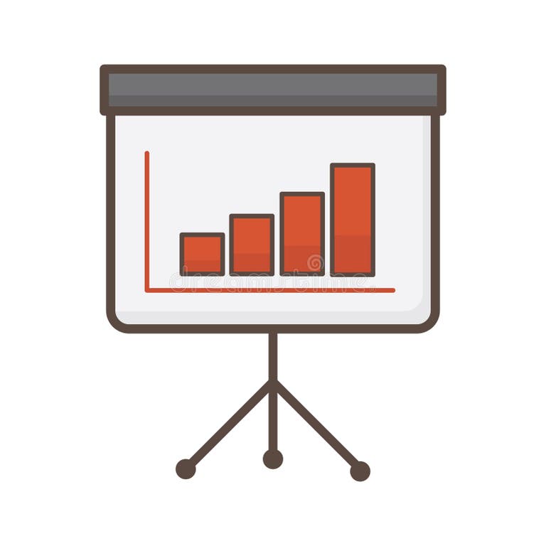 Presentation Board. Vector Illustration Decorative Design Stock Vector ...