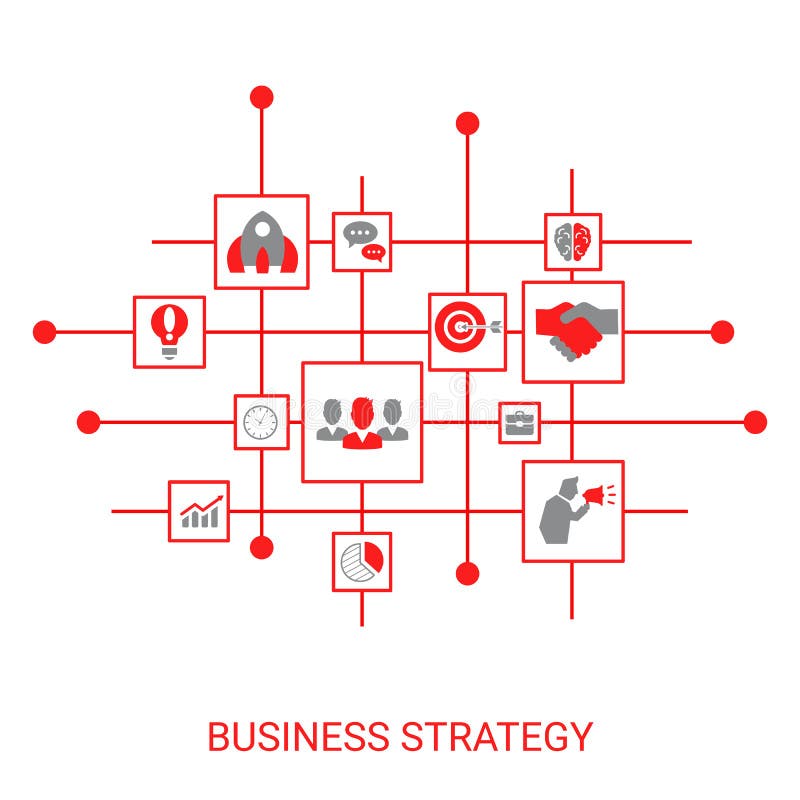 Business design concept. stock vector. Illustration of plan - 106567596