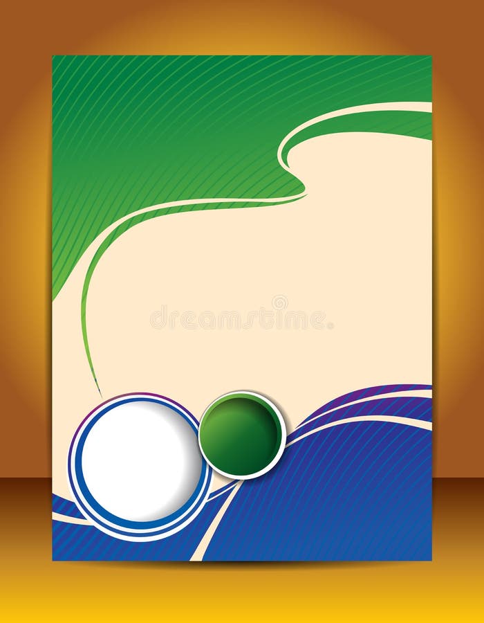 Presentation of Business Poster with Circle Stock Vector - Illustration ...