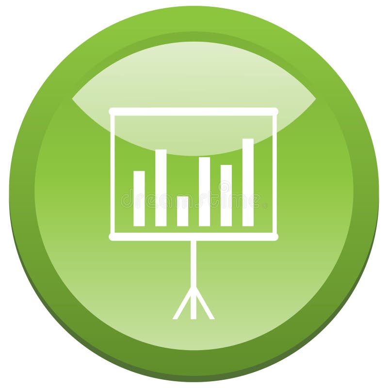 Presentation Button. Vector Illustration Decorative Design Stock Vector ...