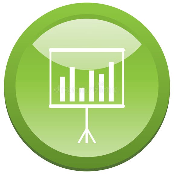 Presentation Button. Vector Illustration Decorative Design Stock Vector ...