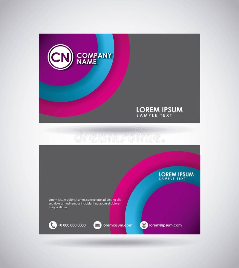 Presentation card design stock illustration. Illustration of creative ...