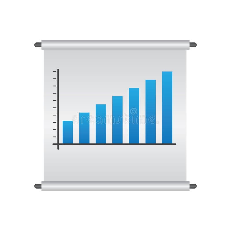 Presentation Chart. Vector Illustration Decorative Background Design ...