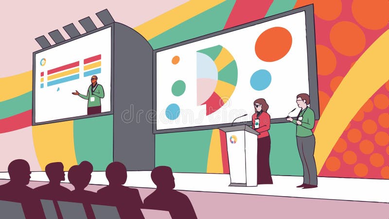 Presentation in Classroom, Education Scene, Learning and Teaching ...