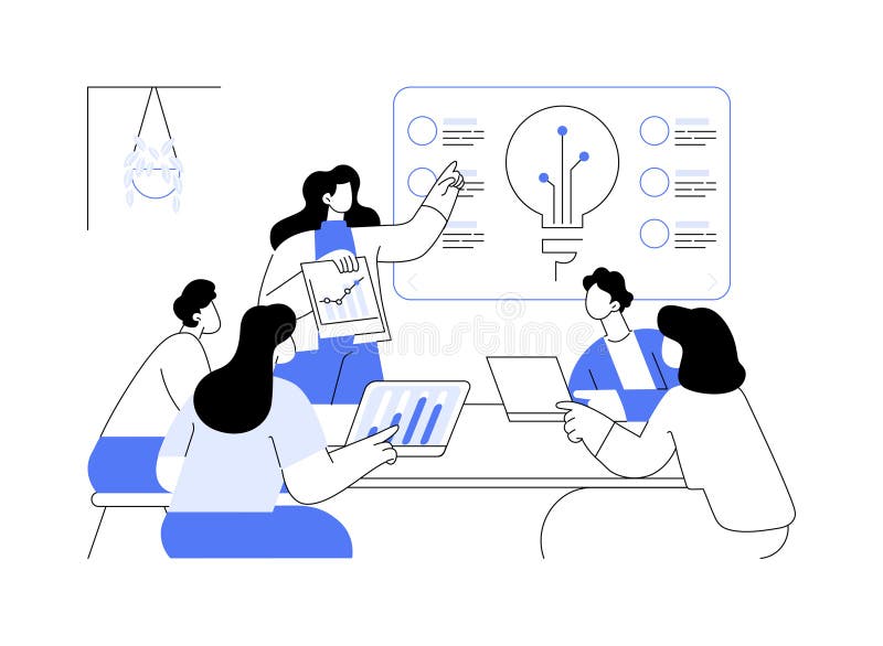 Presentation Creation Tool Isolated Cartoon Vector Illustrations. Stock ...