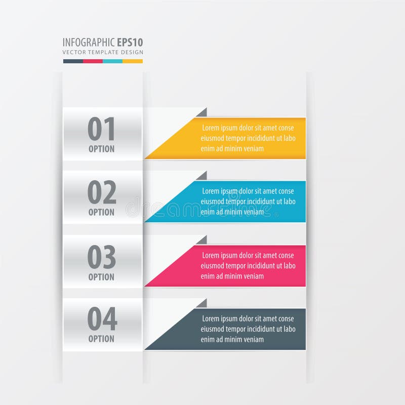 Presentation Design Banner Style Stock Vector - Illustration of button ...