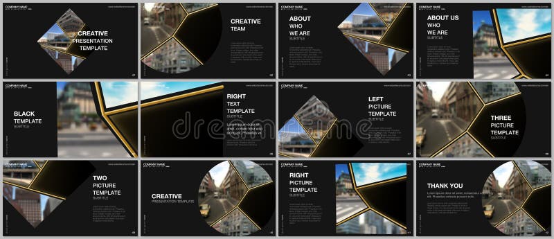 Presentation Design Vector Templates, Multipurpose Template for ...