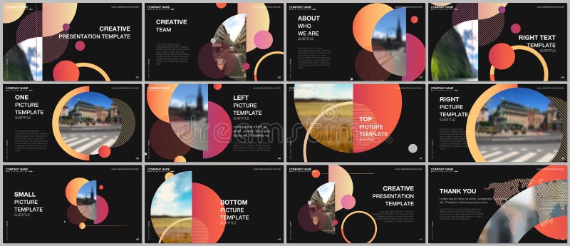 Presentation Design Vector Templates, Multipurpose Template for ...