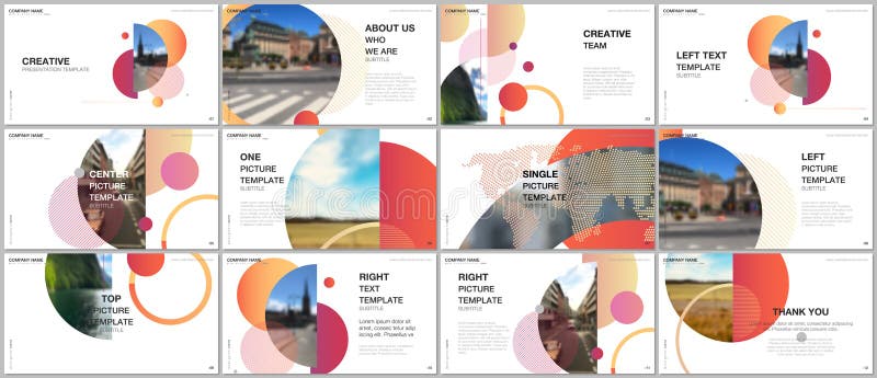 Presentation Design Vector Templates, Multipurpose Template for ...