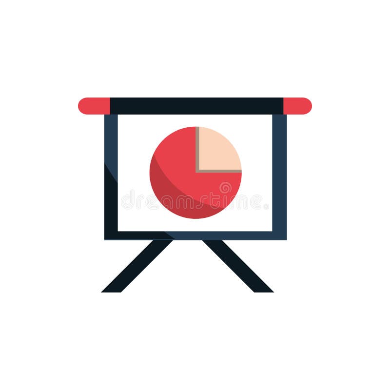 Presentation Diagram Board Office Work Business Equipment Icon Stock ...