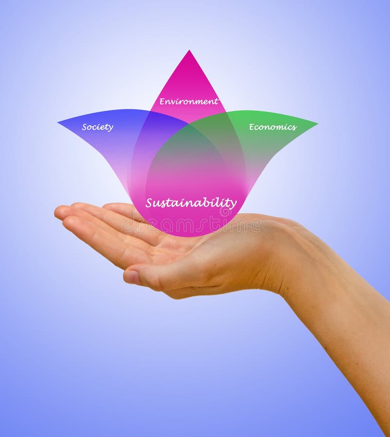 Diagram of sustainability stock photo. Image of explanation - 25236894