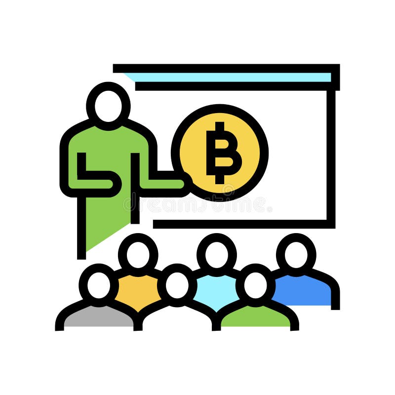 Presentation Ico Color Icon Vector Illustration Stock Vector ...