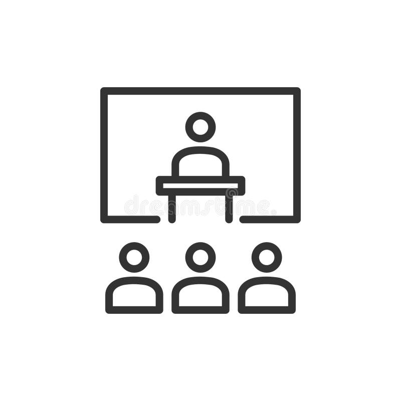 Presentation Icon. Business Teamwork, Team Building, Work Group and ...