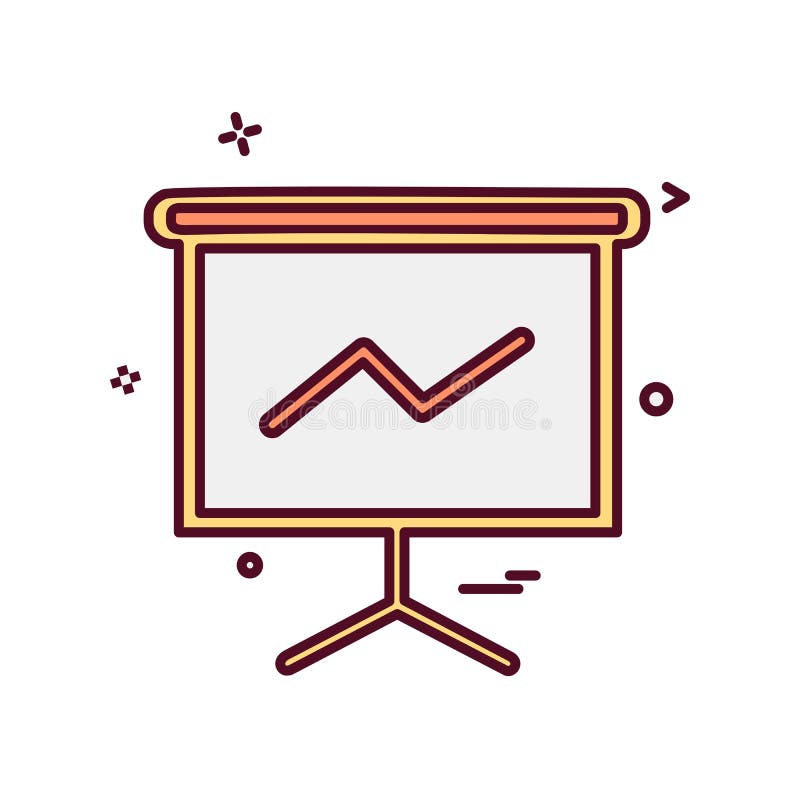 Presentation Icon Design Vector Stock Vector - Illustration of ...
