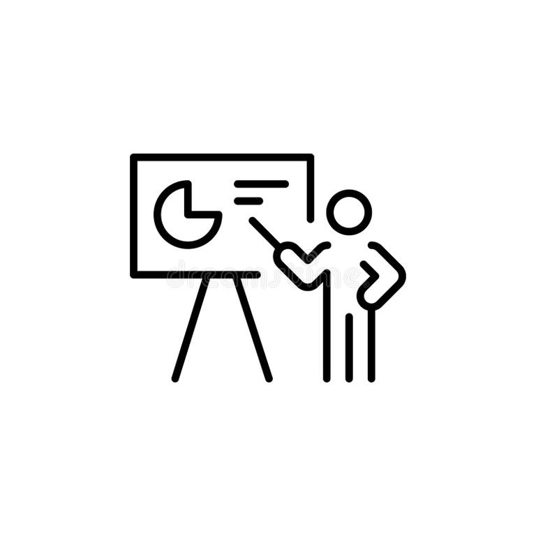 Presentation icon stock vector. Illustration of share - 331585731