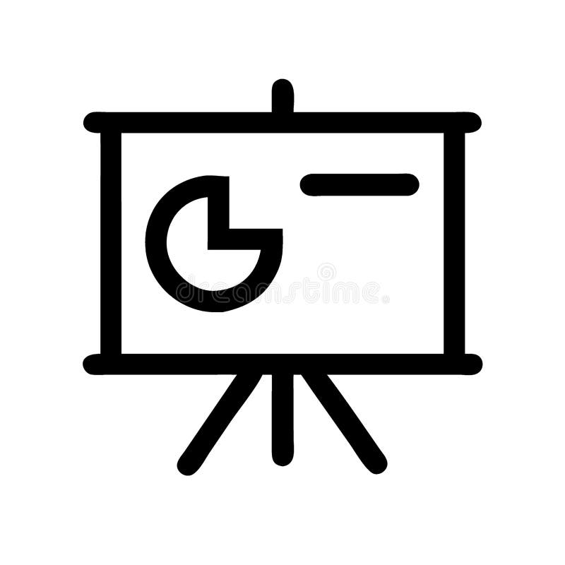 Presentation Icon Vector for Business Visuals Stock Illustration ...