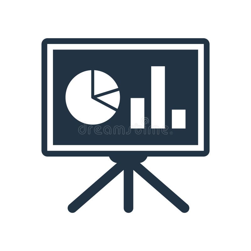 Presentation Icon Vector Isolated on White Background, Presentation ...