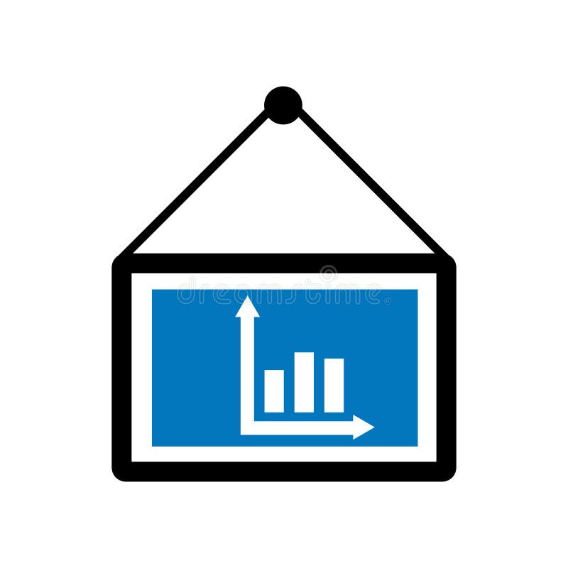 Presentation Icon Vector Sign and Symbol Isolated on White Background ...