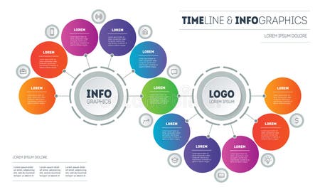 Presentation or Infographics with 11 Steps. Template of Info Graphic ...