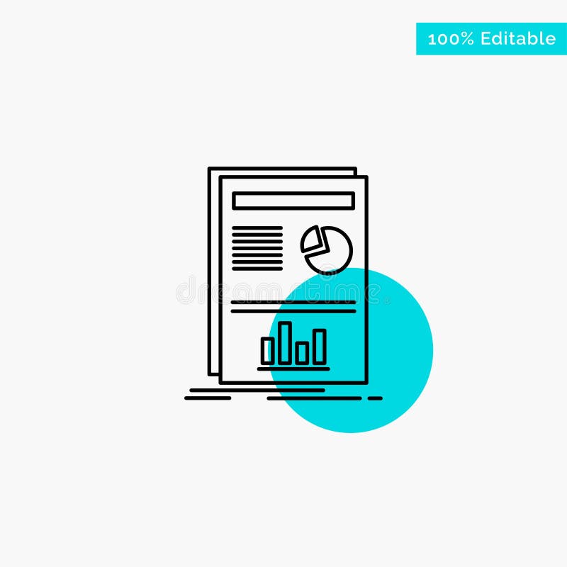 Presentation, Layout, Graph, Success Turquoise Highlight Circle Point ...