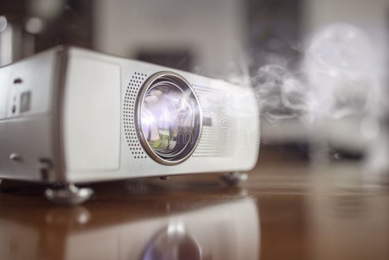 Presentation with Lcd Projector Stock Photo - Image of foreground ...