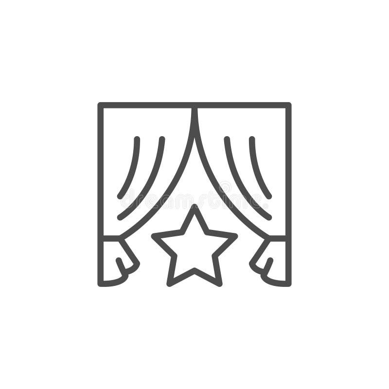 Presentation Line Outline Modern Icon Stock Vector - Illustration of ...